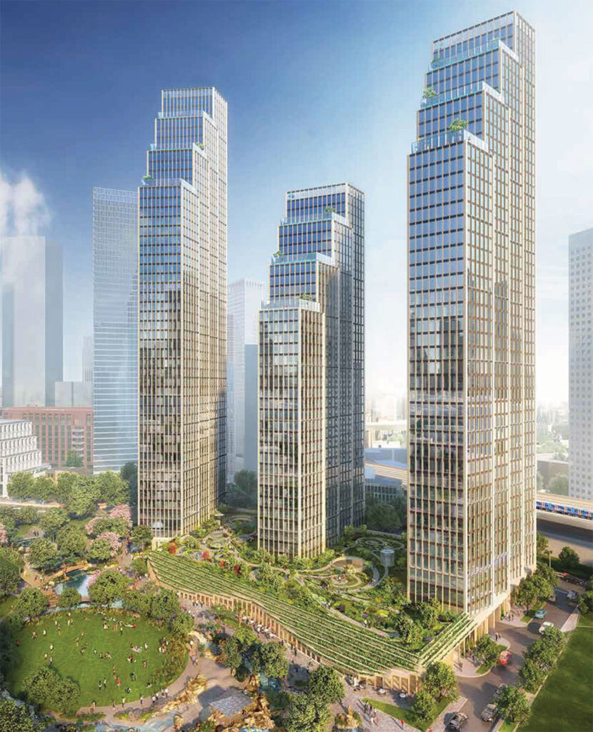 Thames City, Nine Elms London. Battersea & Nine Elms Estates Info.